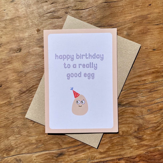 Birthday Card Punny Card Happy Birthday Funny Birthday - Etsy