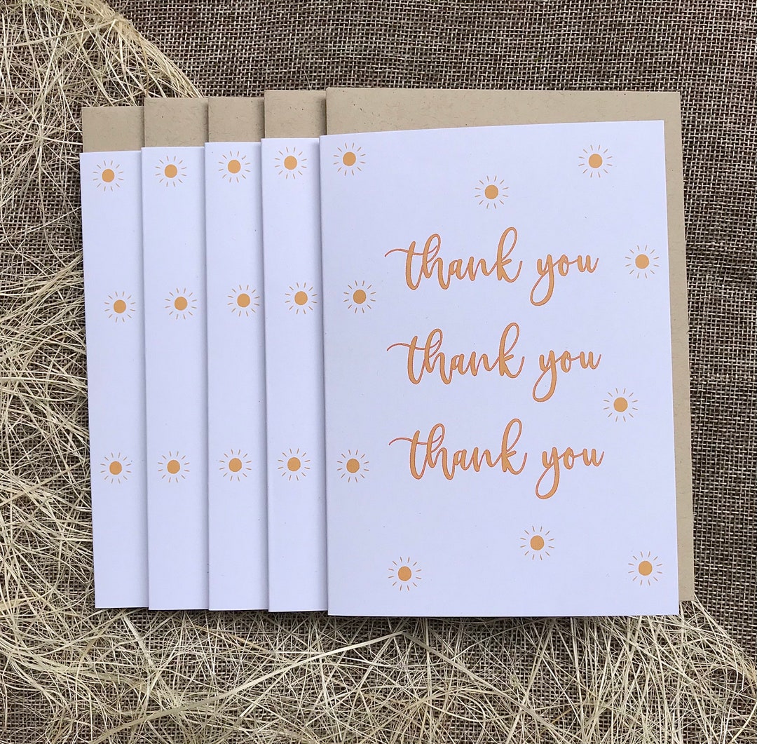 Thank You Card TY Thank You Card Pack You Are the Best Thank You Cheers ...