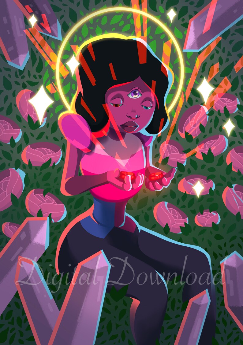Garnet | Steven Universe | Digital Download | Fan Art | Sapphire & Ruby ...