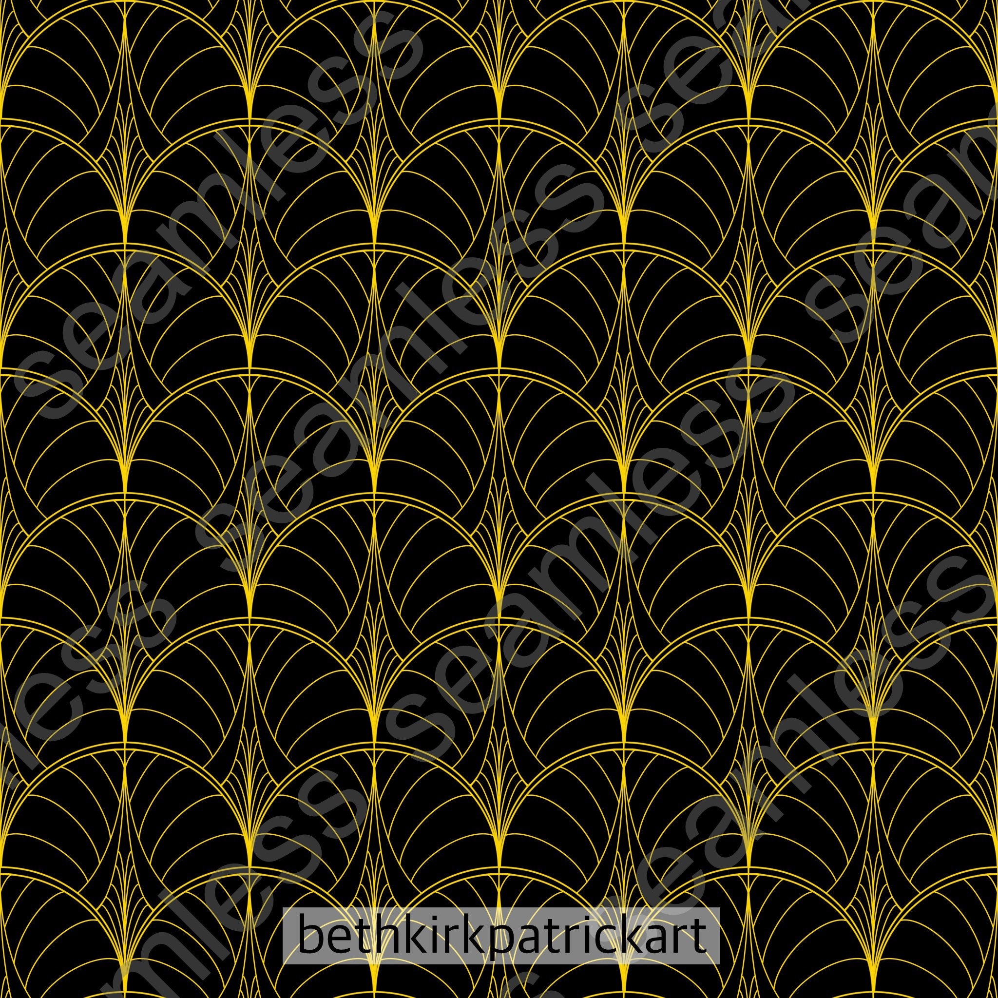 1920s Art Deco Seamless Square Pattern Design Digital Download - Etsy