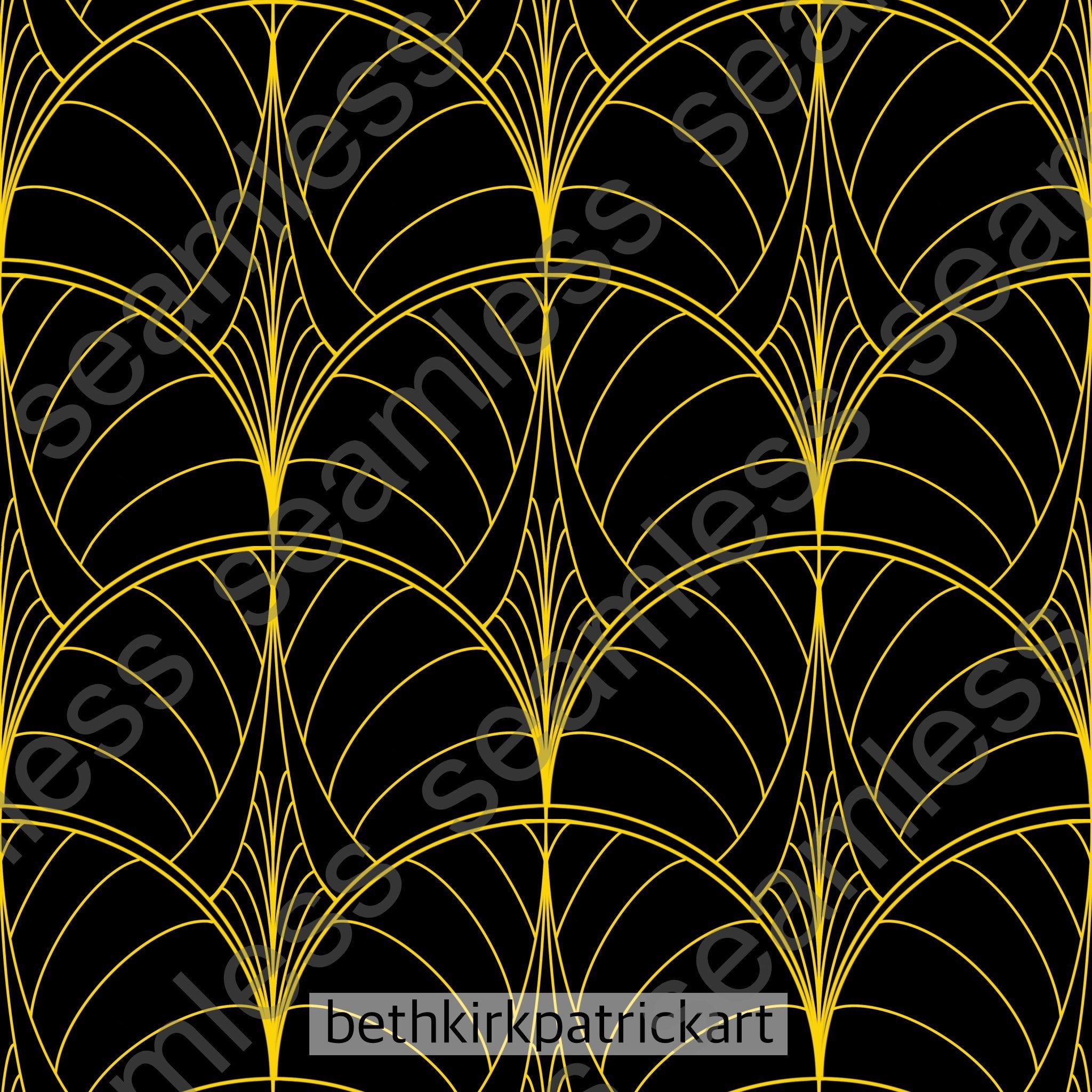 1920s Art Deco Seamless Square Pattern Design Digital Download - Etsy