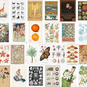 125 PCS Vintage Poster Wall Collage Kit Vintage Posters Wall Collage ...