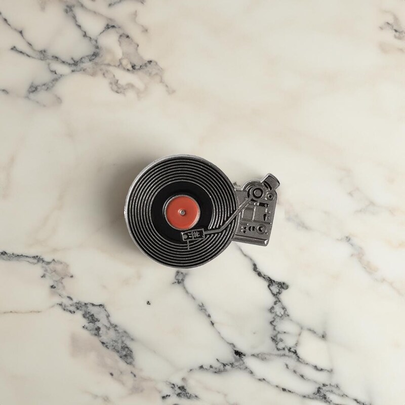 Record Player Pin - Etsy