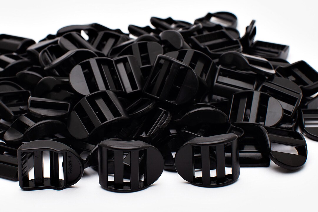 Black ABS Plastic Ladder Lock Adjustable Buckle 1.3" H X 1" W - Etsy