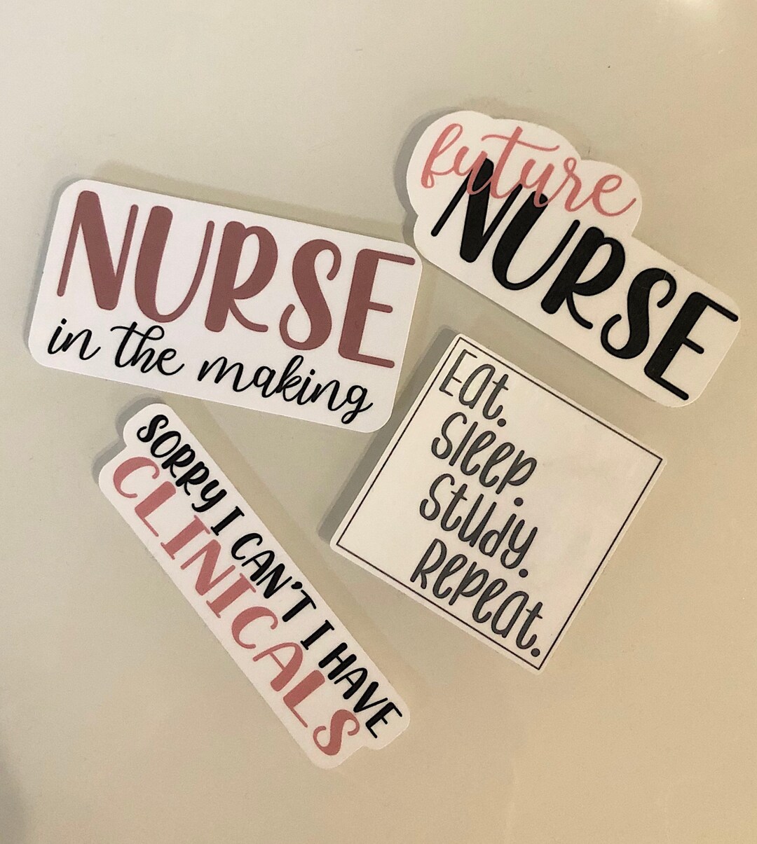 Nursing School Sticker Pack Future Nurse Nurse in the Making Nursing ...