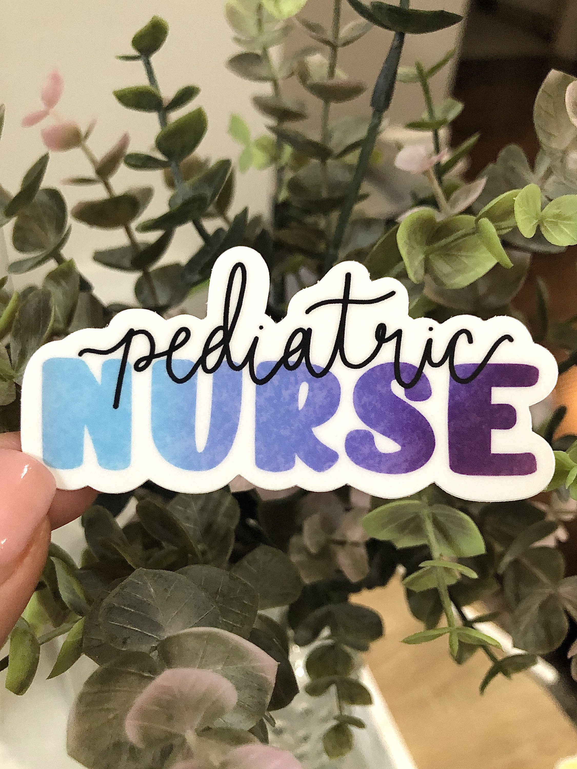 Pediatric Nurse Sticker Registered Nurse Nursing Stickers - Etsy Israel