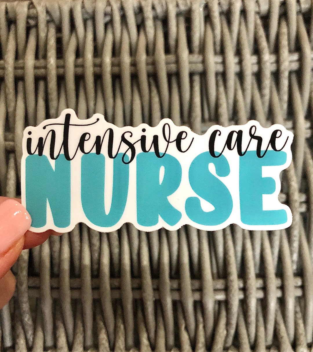 Intensive Care Nurse Sticker | ICU Nurse | Registered Nurse | Nursing ...