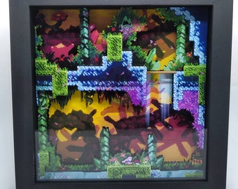 Celeste chapter 8 B-side 3D Shadowbox | Etsy