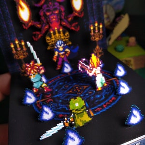 Chrono Trigger magus Battle 3D Cube Diorama - Etsy