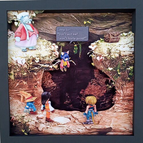 Final Fantasy IX 3D Cube Diorama - Etsy