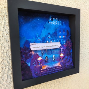 Octopath Traveler II (throne & Temenos) - 3D Shadowbox - Etsy