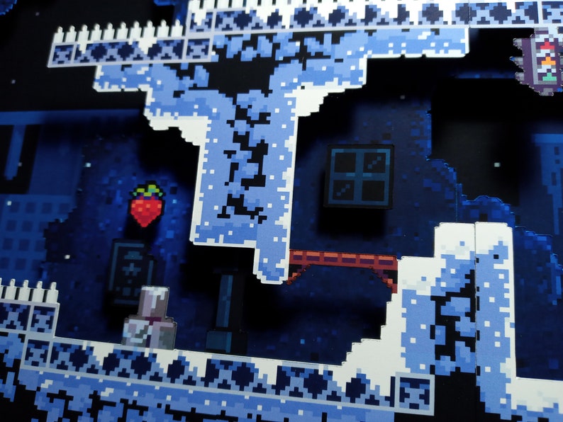 Celeste chapter 1 3D Shadowbox | Etsy