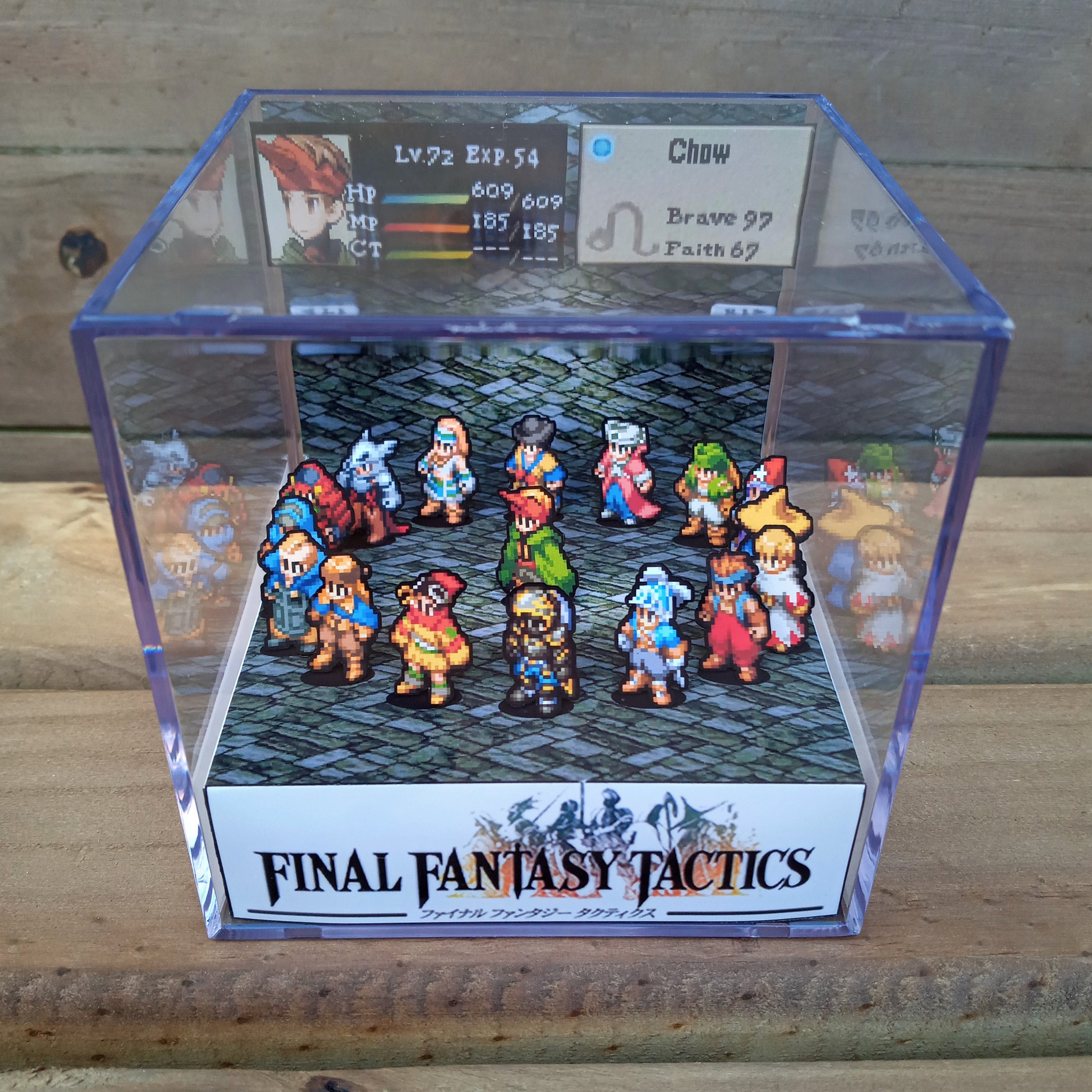 Final Fantasy Tactics job Selection Screen 3D Cube Diorama - Etsy Singapore