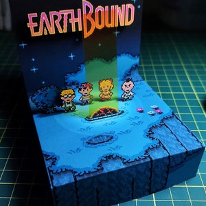 Earthbound - 3D Cube Diorama - Etsy