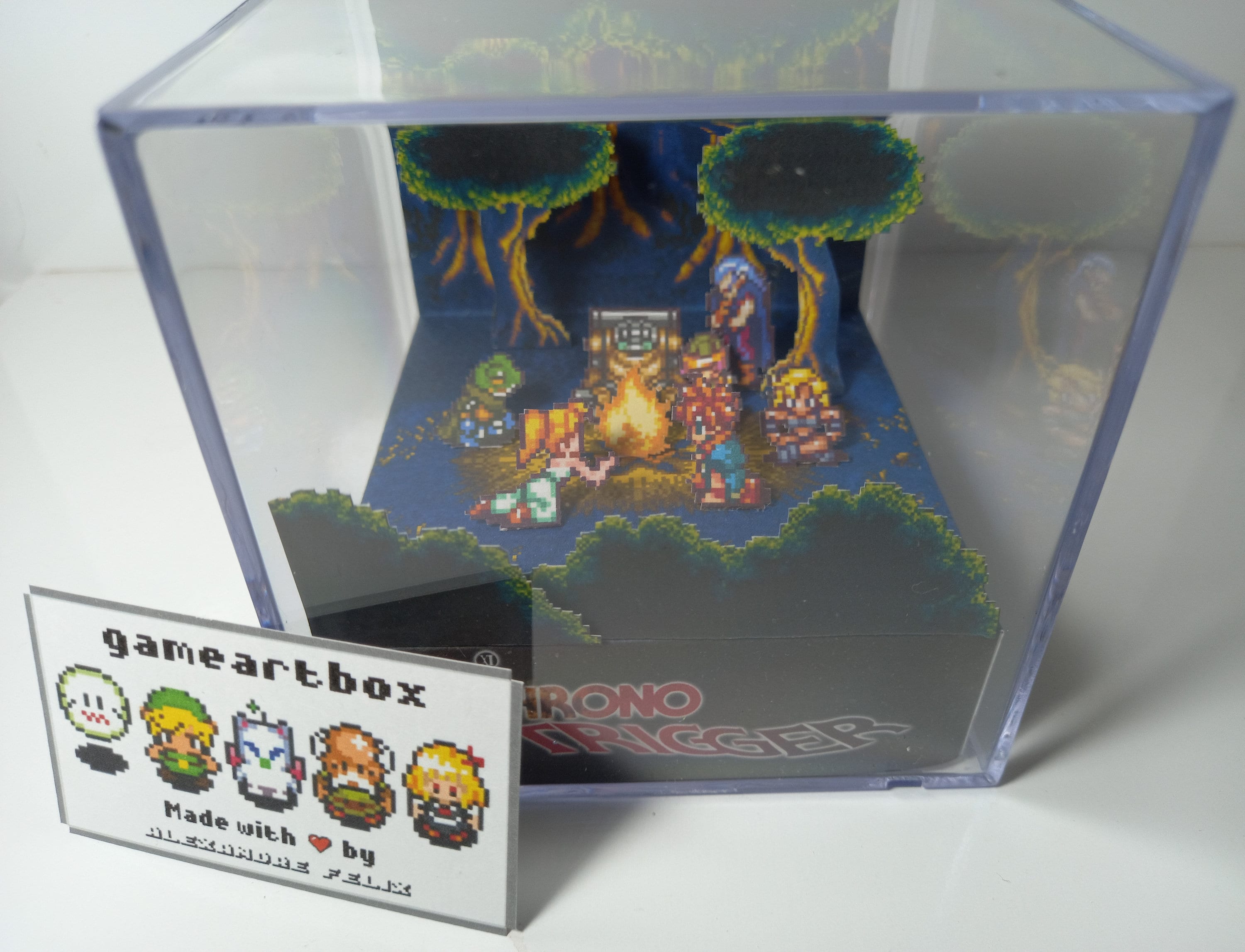 Chrono Trigger 3D Cube Diorama | Etsy UK