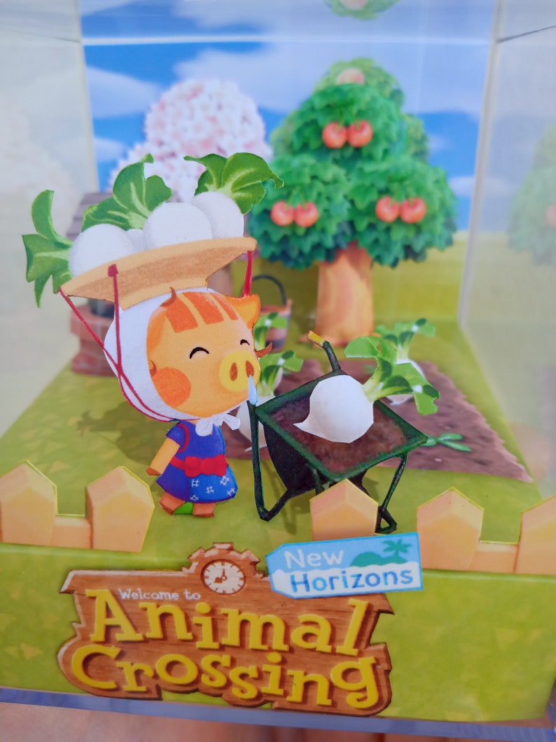 Animal Crossing New Horizons 3D Cube Diorama - Etsy