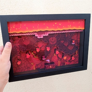 Celeste (chapter 8 B-side) - 3D Shadowbox - Etsy