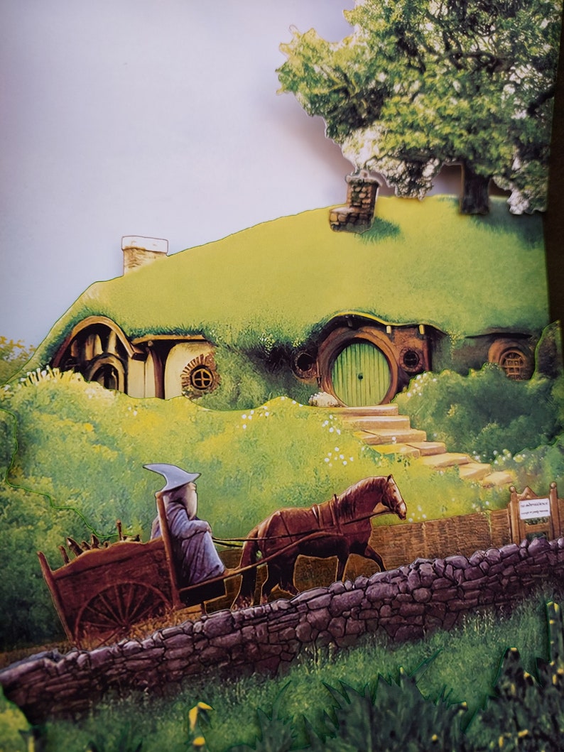 The Lord of the Rings the Shire 3D Shadowbox - Etsy