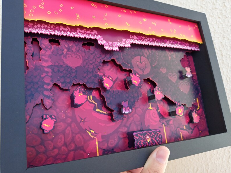 Celeste chapter 8 B-side 3D Shadowbox - Etsy