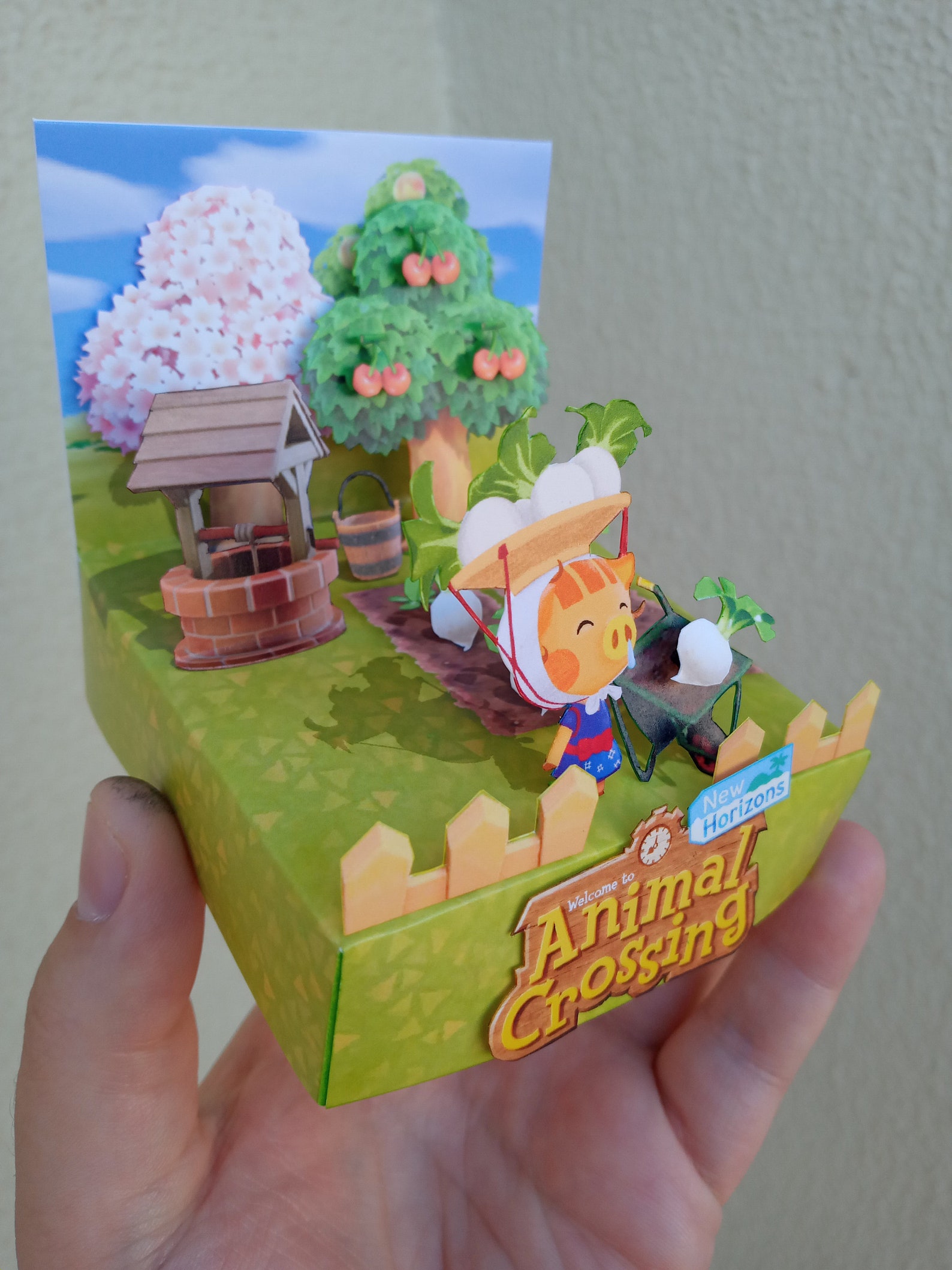 Animal Crossing New Horizons 3D Cube Diorama - Etsy