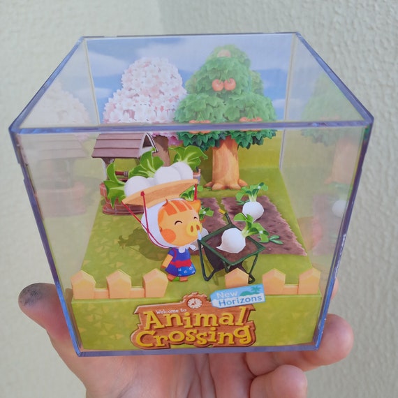 Animal Crossing New Horizons 3D Cube Diorama | Etsy