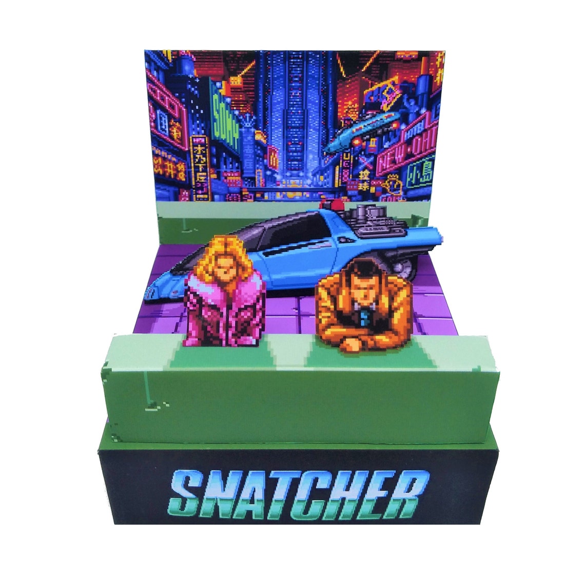 Snatcher 3D Cube Diorama - Etsy