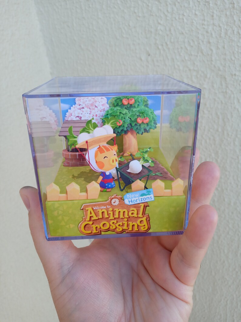 Animal Crossing New Horizons 3D Cube Diorama - Etsy