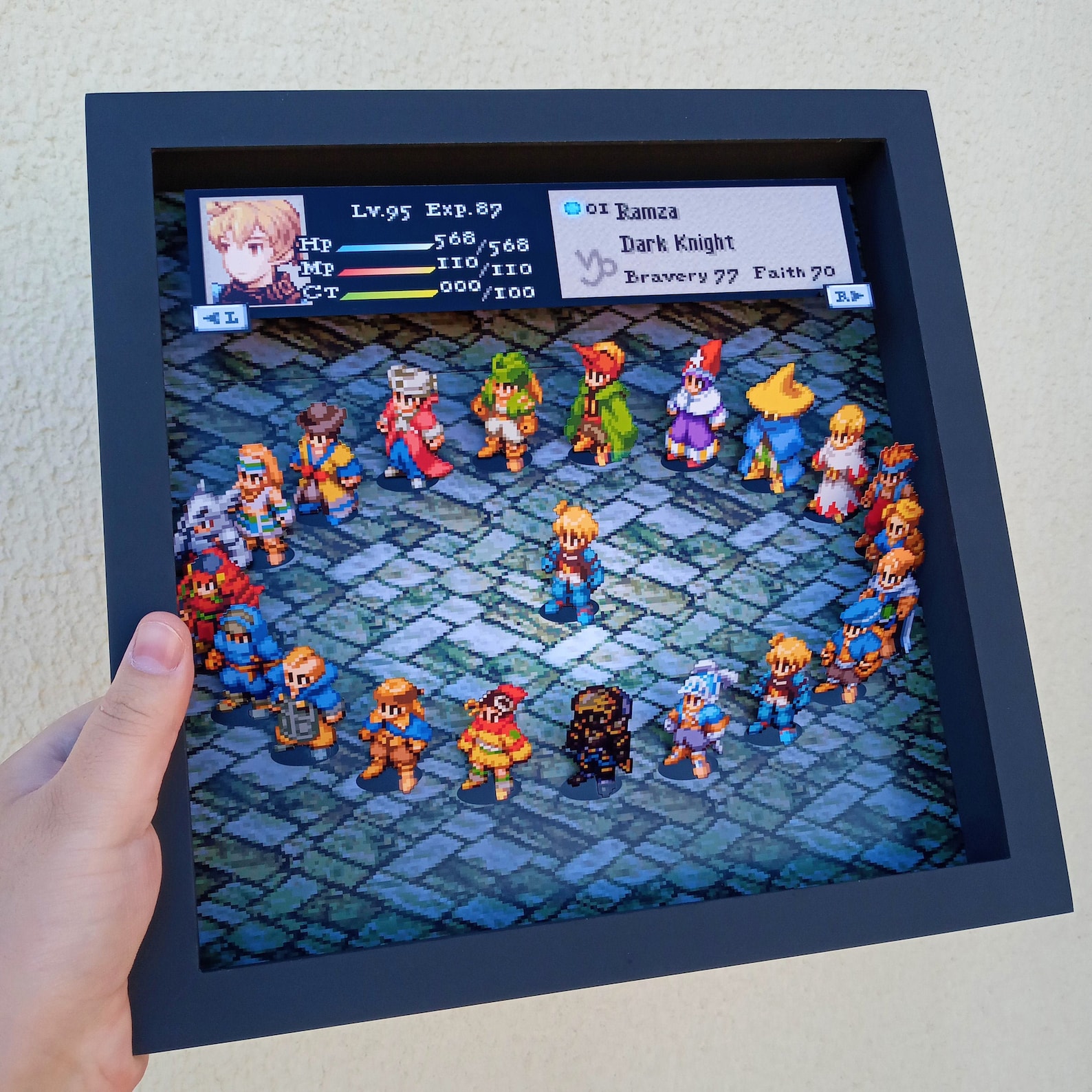 Final Fantasy Tactics job Selection Screen 3D Shadowbox - Etsy