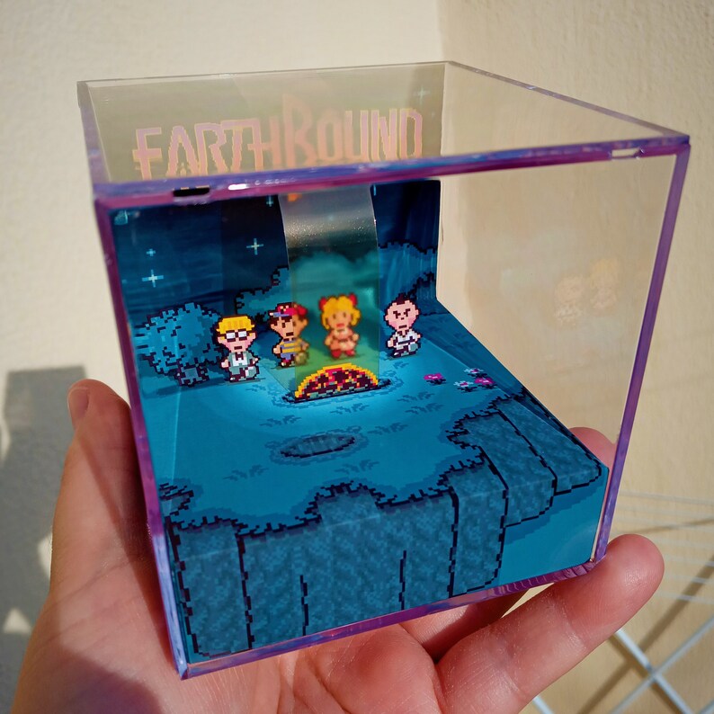 Earthbound 3D Cube Diorama - Etsy
