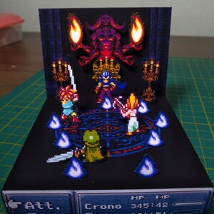 Chrono Trigger magus Battle 3D Cube Diorama - Etsy
