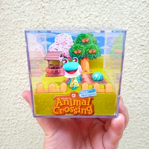 Animal Crossing New Horizons - 3D Cube Diorama - Etsy
