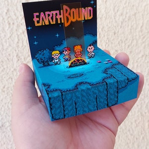Earthbound - 3D Cube Diorama - Etsy