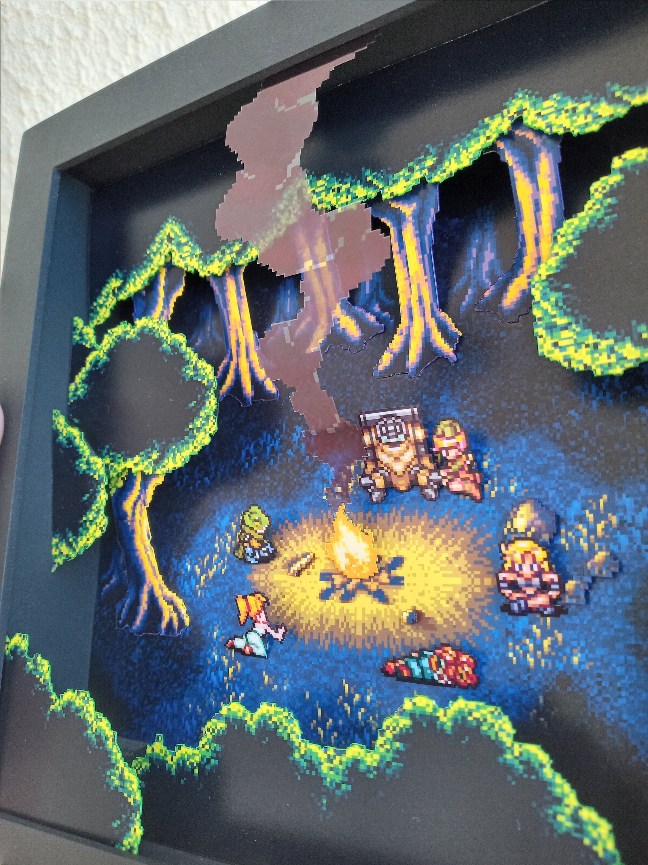Chrono Trigger Fiona's Forest 3D Shadowbox | Etsy
