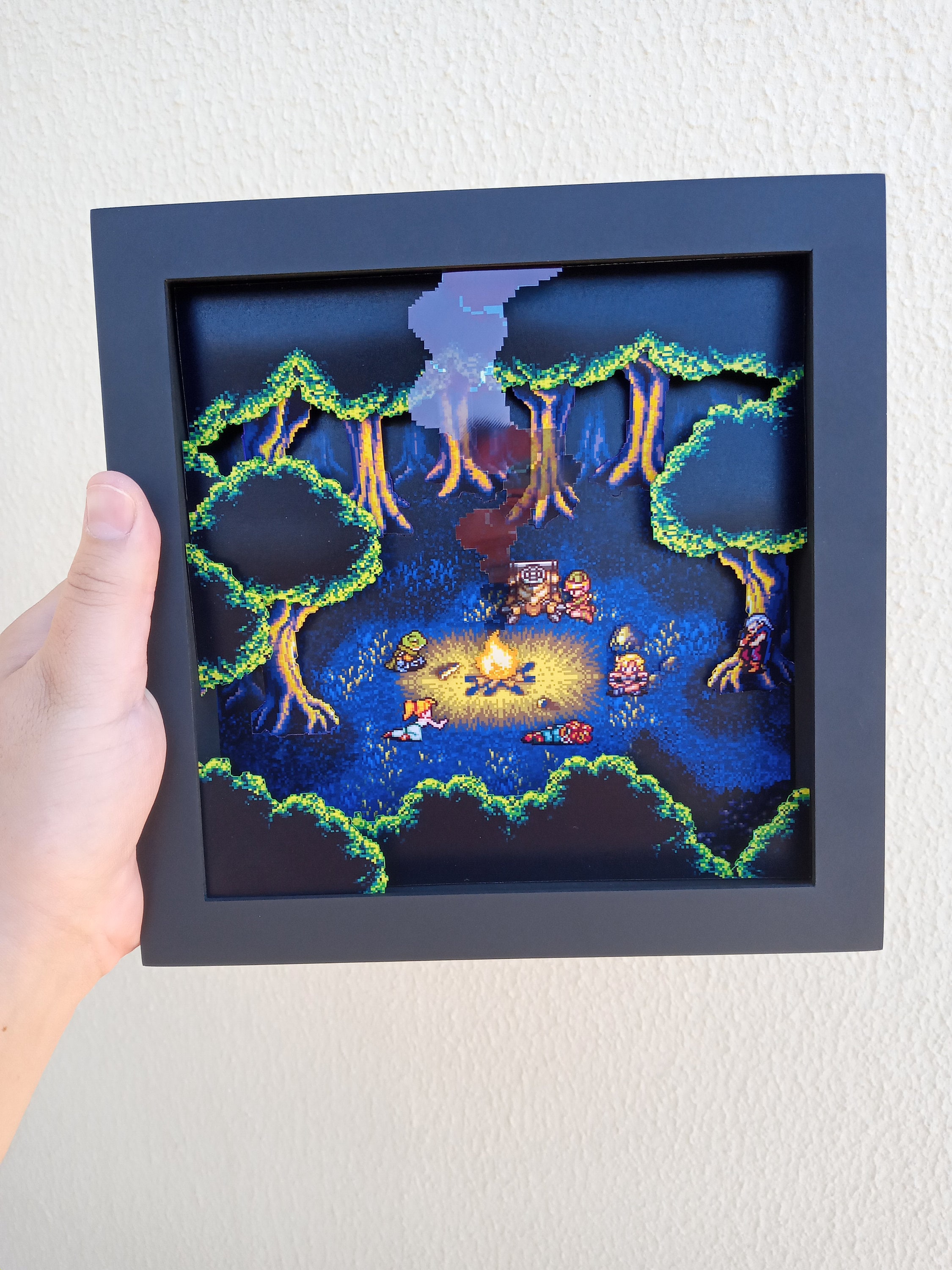 Chrono Trigger fiona's Forest 3D Shadowbox | Etsy