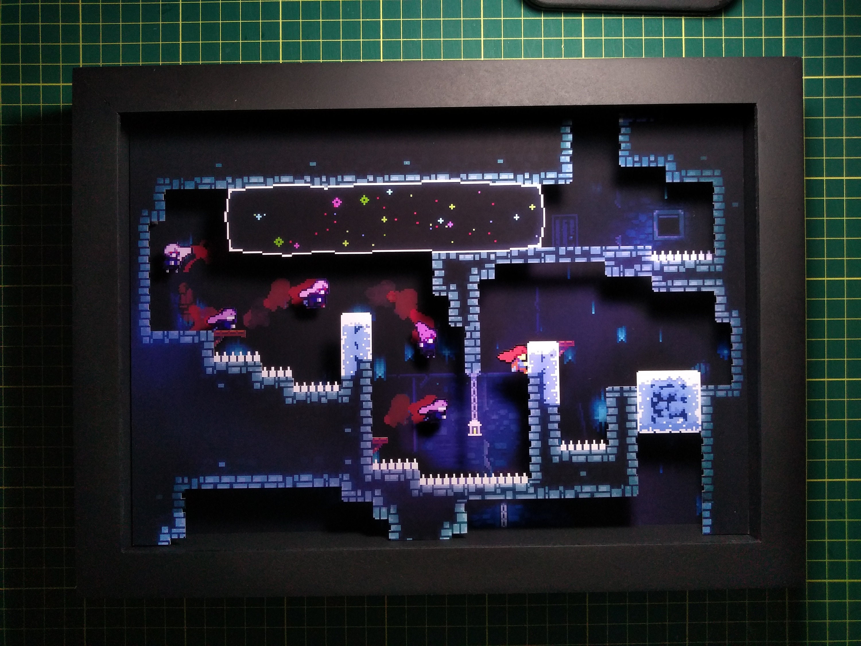 Celeste chapter 2 the Old Site 3D Shadowbox - Etsy