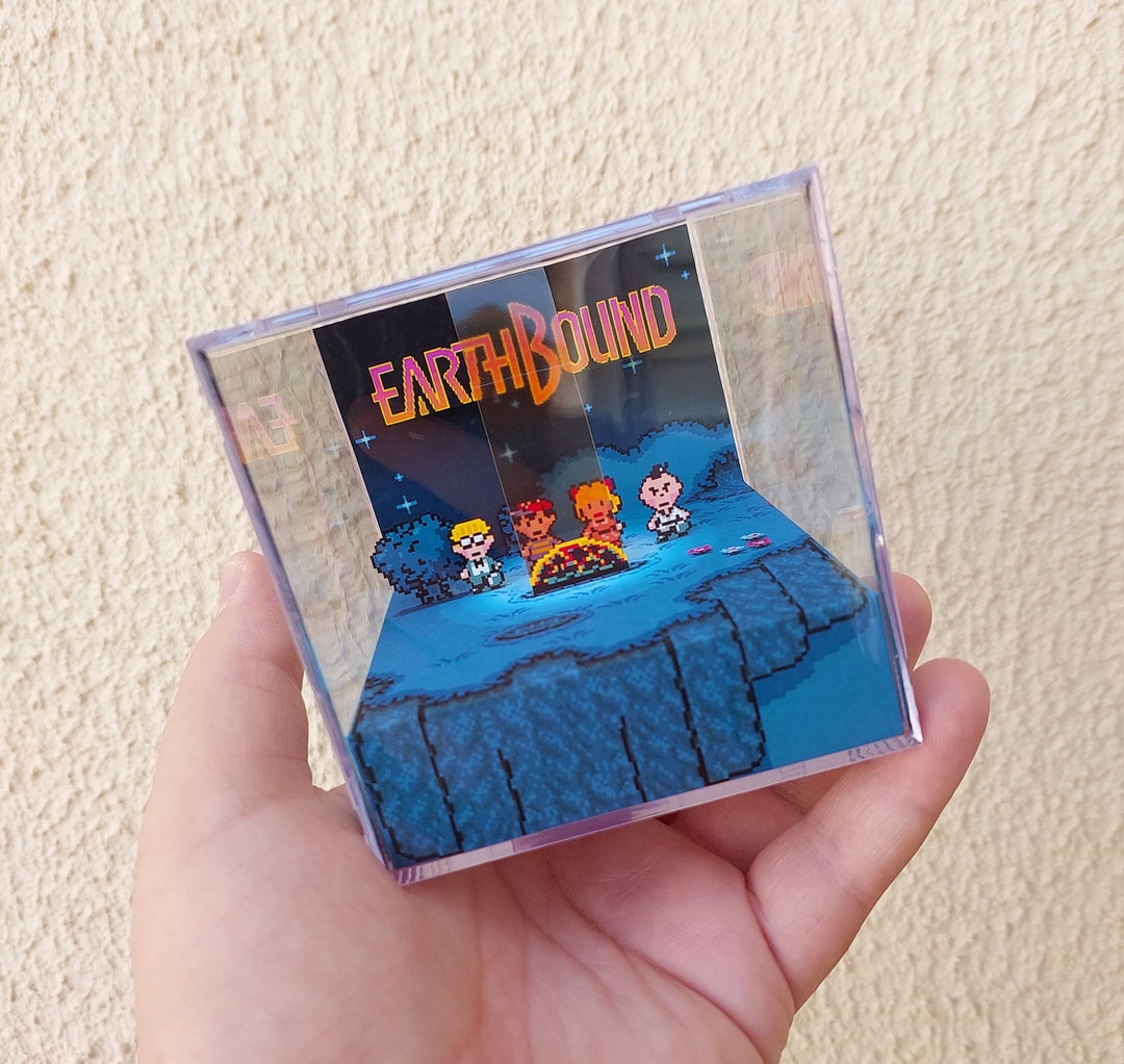 Earthbound - 3D Cube Diorama - Etsy