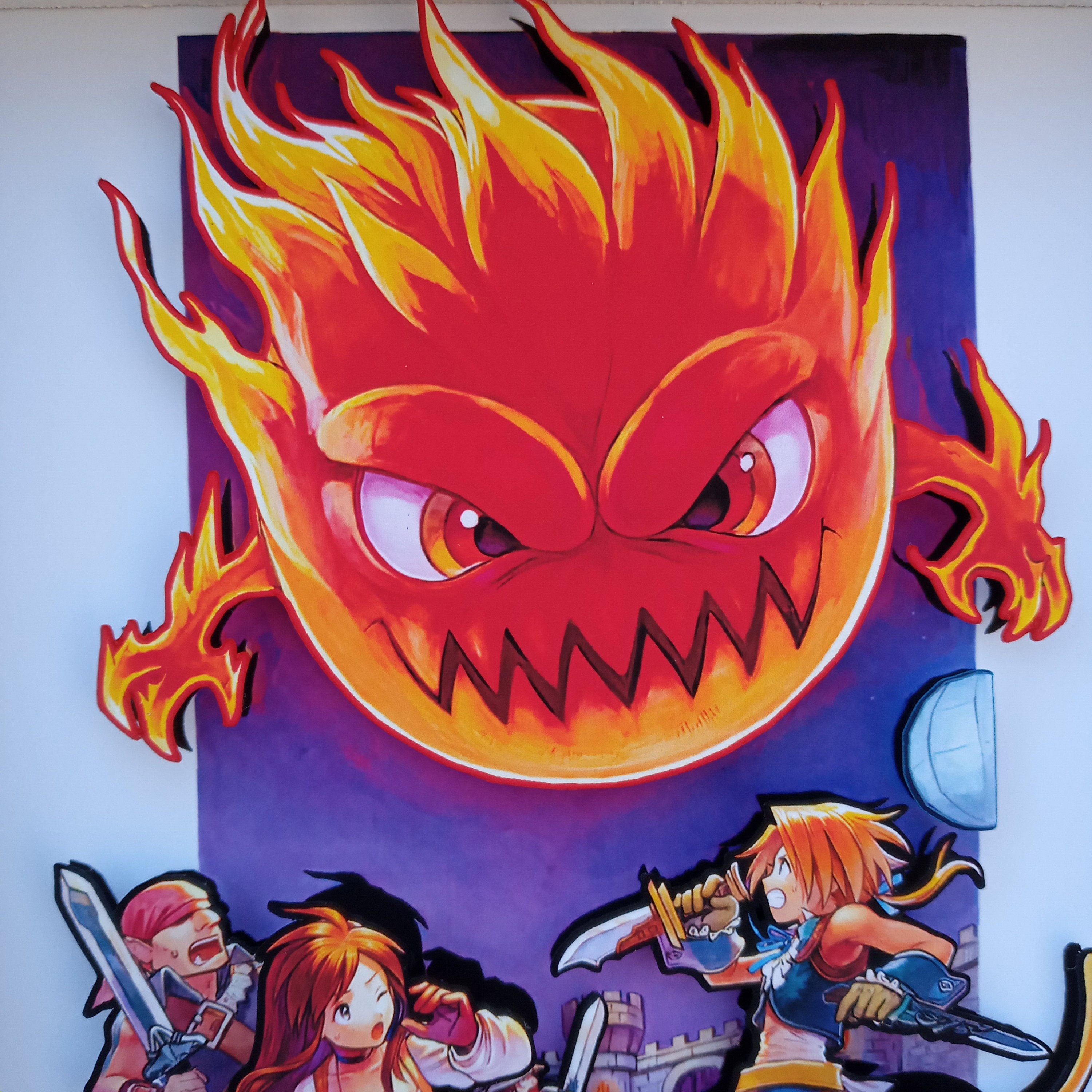 Final Fantasy IX bomb Battle 3D Shadowbox - Etsy