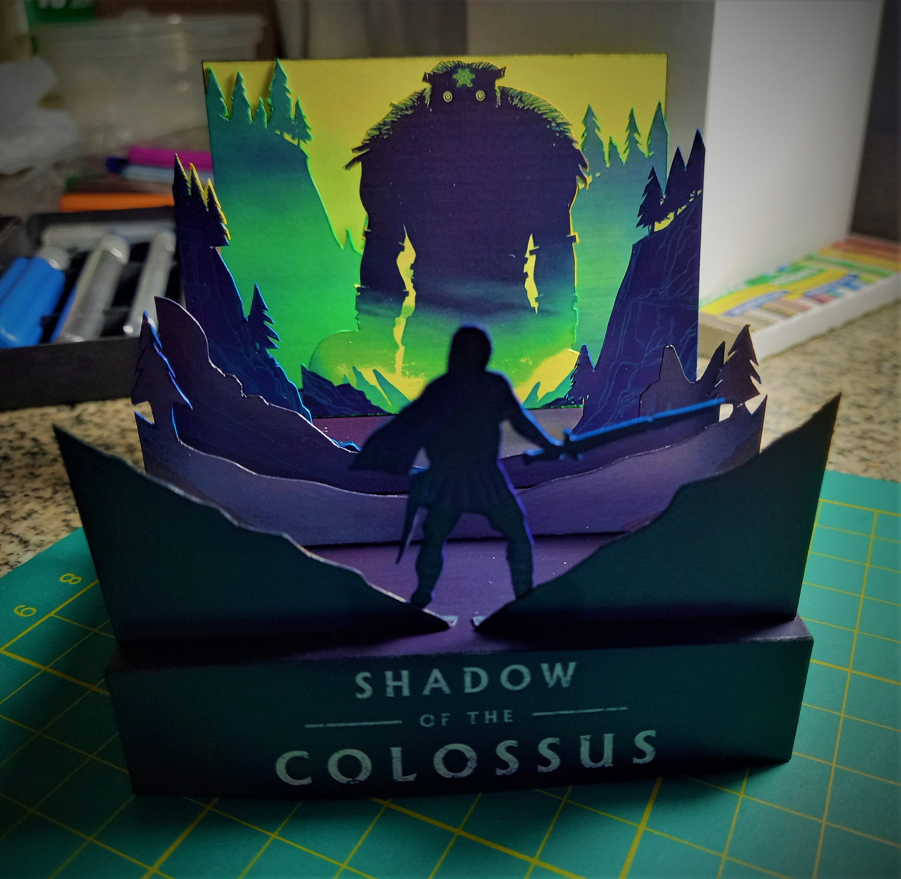Shadow of the Colossus 3D Cube Diorama - Etsy