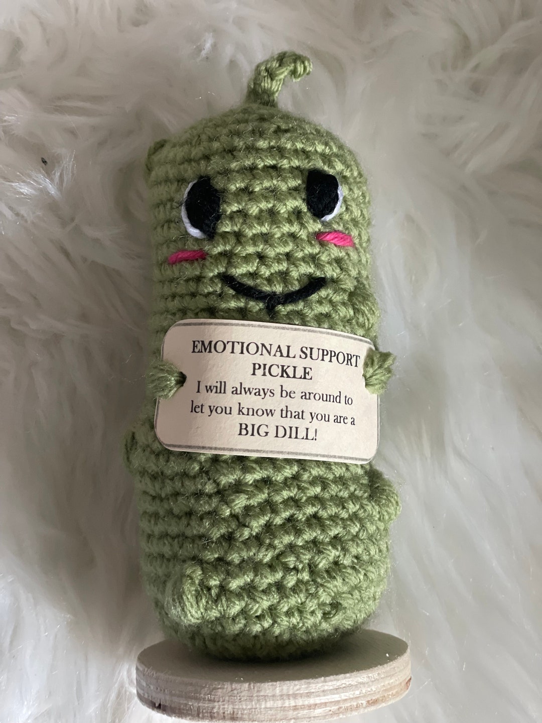 Emotional Support Pickle - Etsy