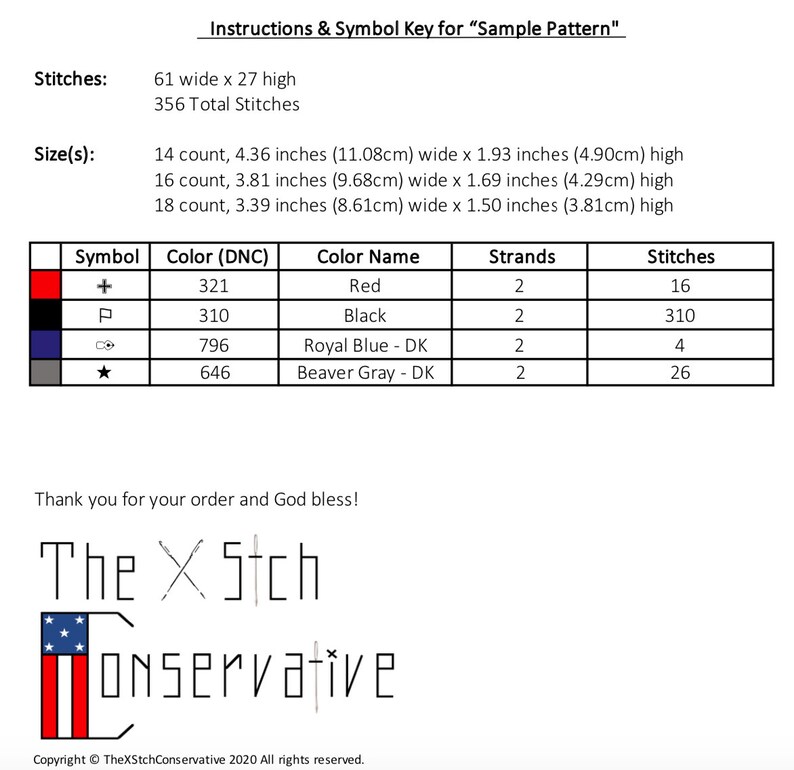 MAGA Hat PDF Cross Stitch Pattern - Etsy