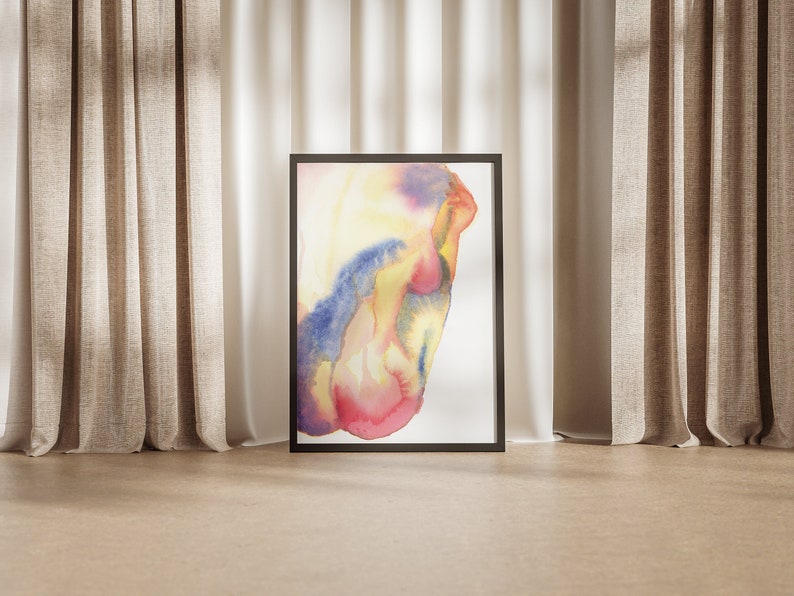 Printable Female Body Print, Feminine Art Poster, Abstract Woman Art ...