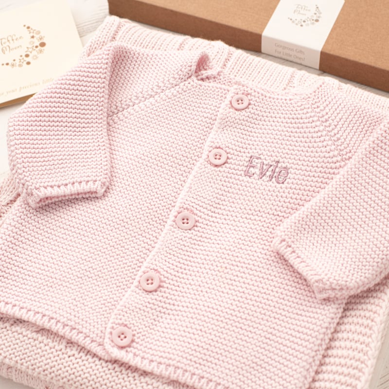 Rose Pink Baby Cardigan - Etsy UK