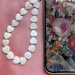 Mother of Pearl PHONE CHARM CHAINS Gift for Her Under 10, Seashell ...