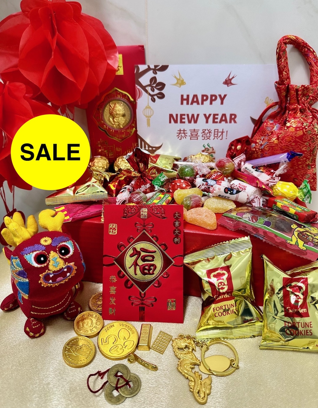 CHINESE NEW YEAR Gift Box 2024, Lunar New Year Hamper, Year of the ...