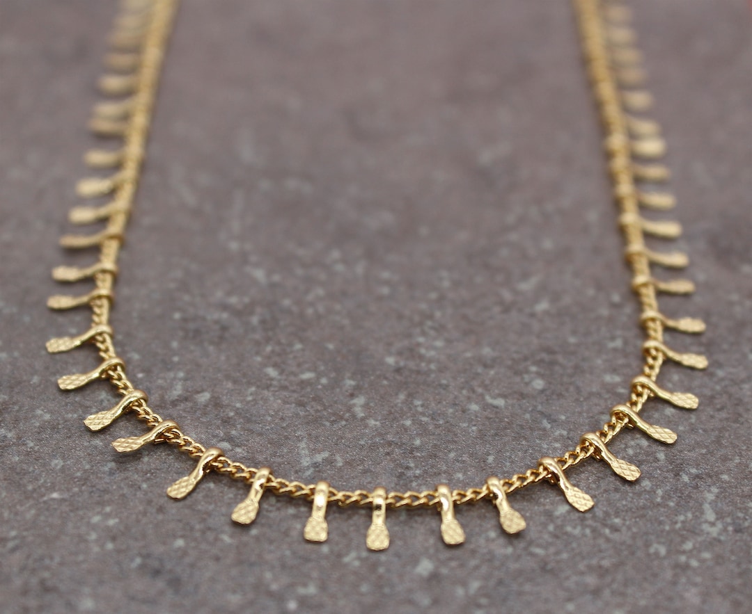 GOLD CHOKER NECKLACE, Summer Festival Jewellery, Gold Necklaces, Gold ...