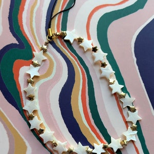 Mother of Pearl PHONE CHARM CHAINS Gift for Her Under 10, Seashell ...