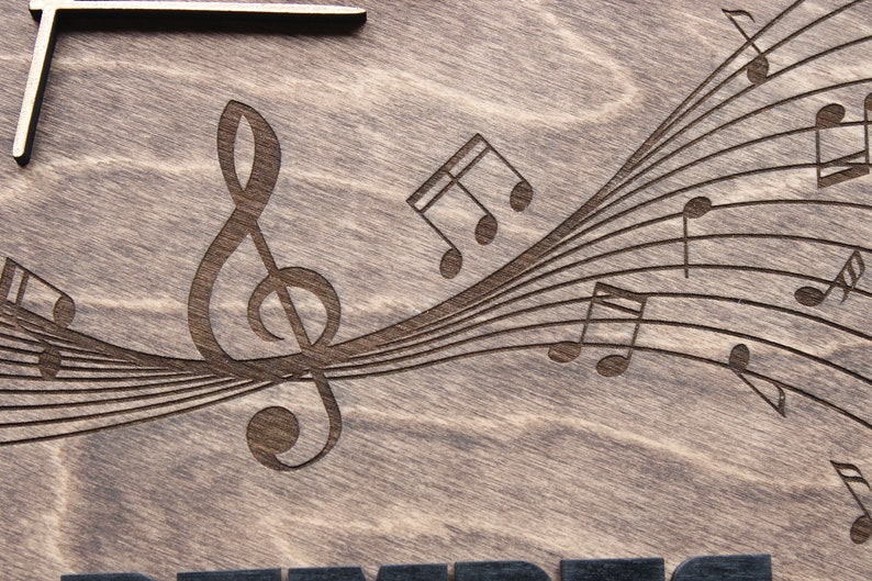 Personalized Music Room Sign, Wine Barrel-style Wood Wall Decor, Custom ...