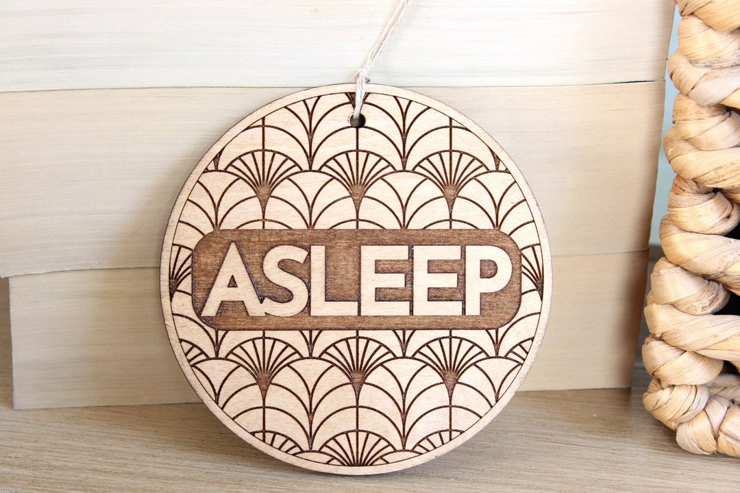 Awake/asleep Door Sign, Day Sleeper Door Hanger, Be Quiet, Do Not ...