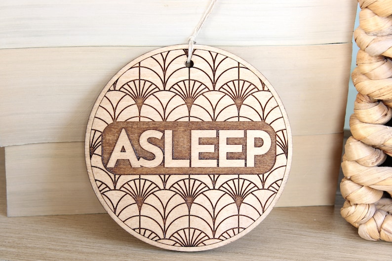 Awake/asleep Door Sign, Day Sleeper Door Hanger, Be Quiet, Do Not ...