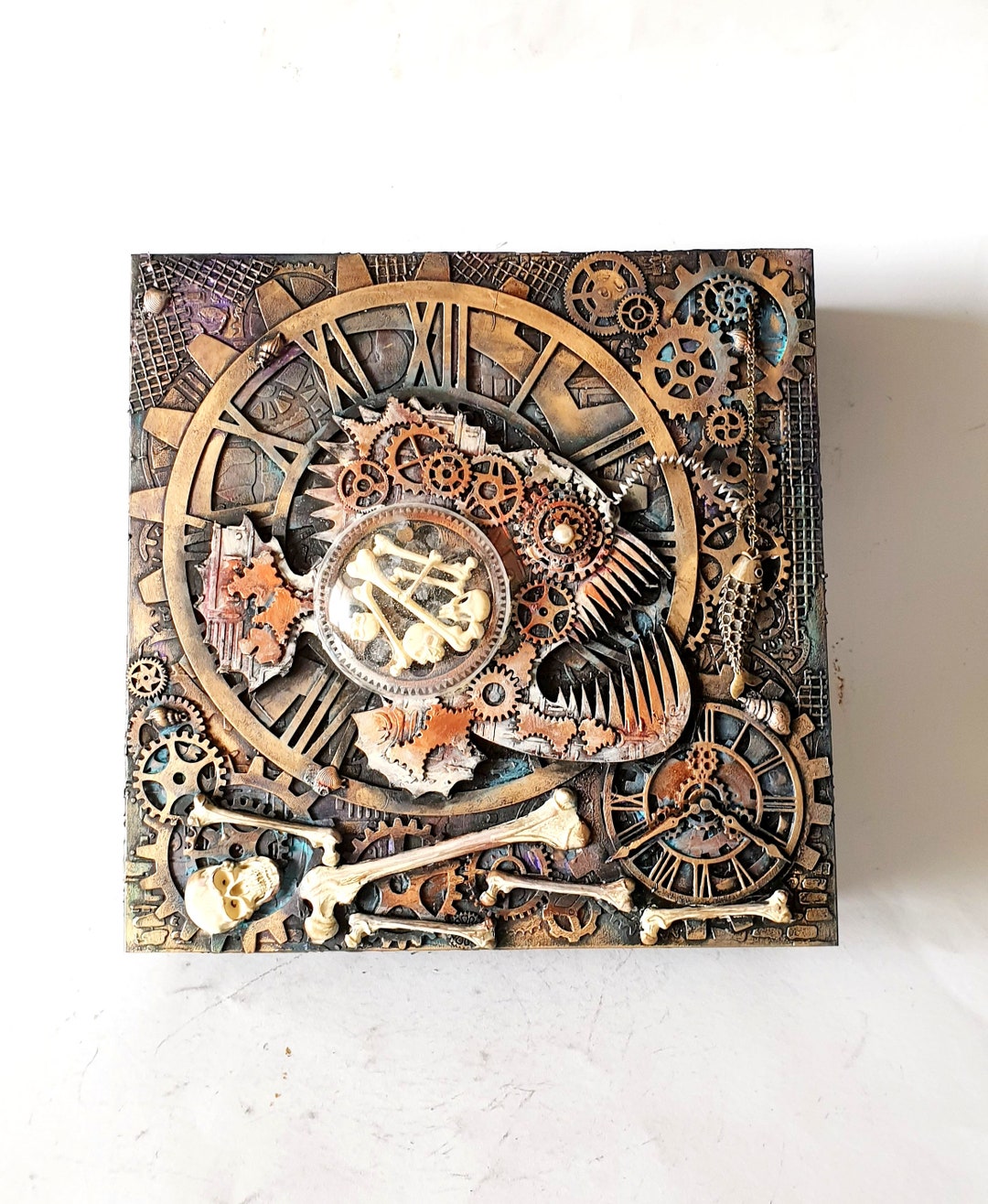 Exclusive Large Steampunk Medicine Cabinet, First Aid Cabinet ...